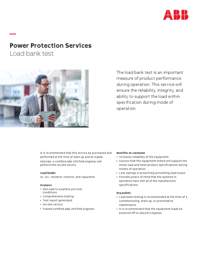 Load Bank Test | PDF | Reliability Engineering | Electrical Engineering