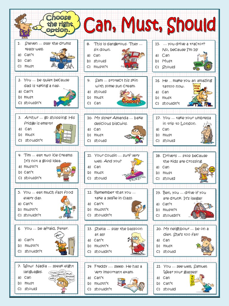 Modal Verbs Practice | PDF