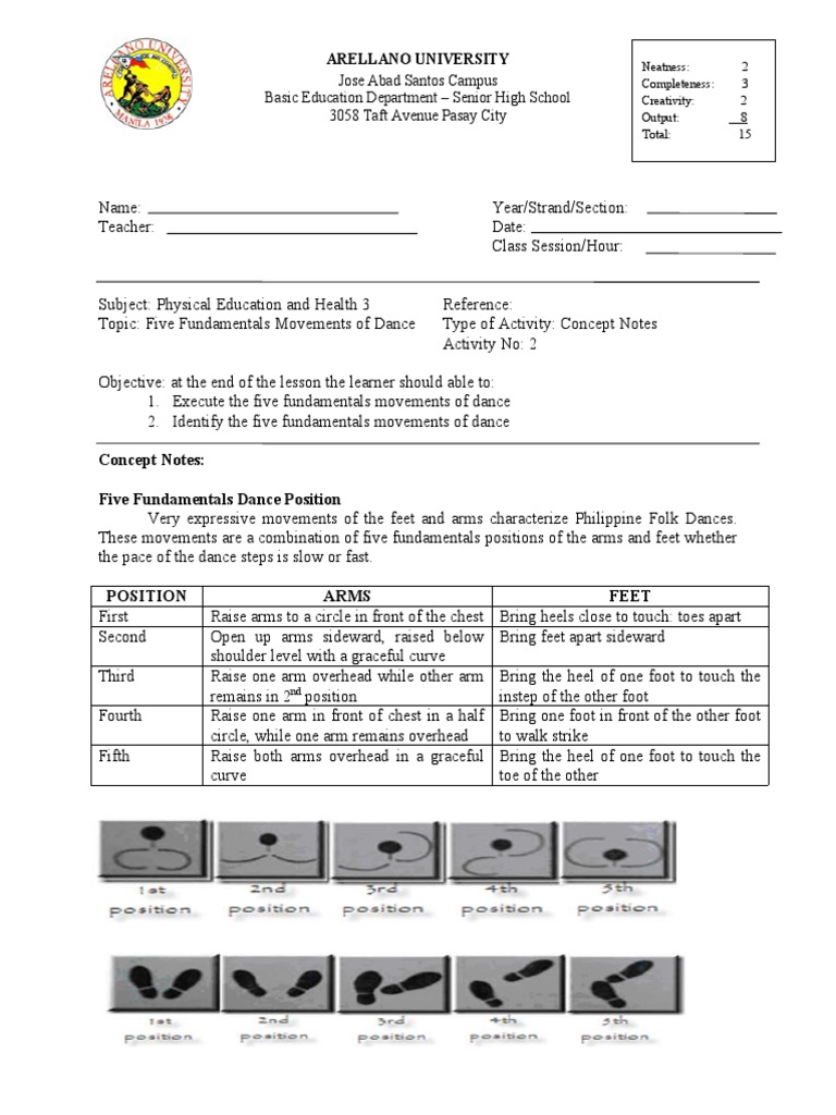 Five Fundamental Dance Movements | PDF