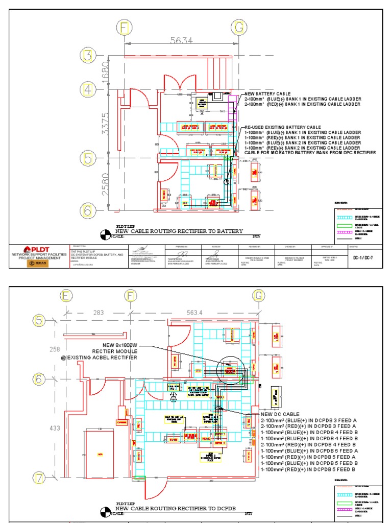TNT Ph2 PLDT LIIP - As-Built Plan (DC) | PDF | Fuse (Electrical ...
