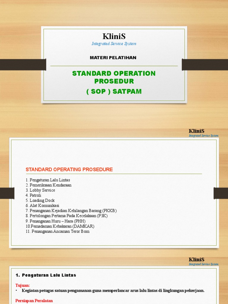 Sop Security 2020 | PDF