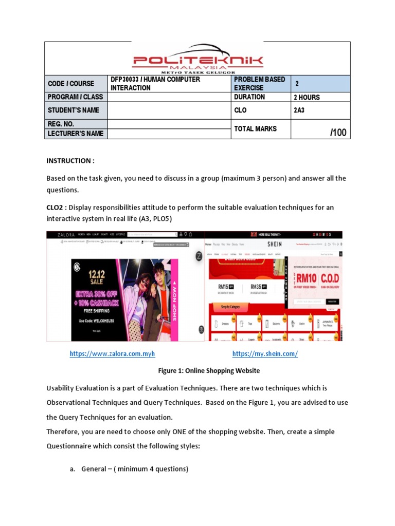 Pbe2-Hci-Sesi 1 2022-2023 | PDF