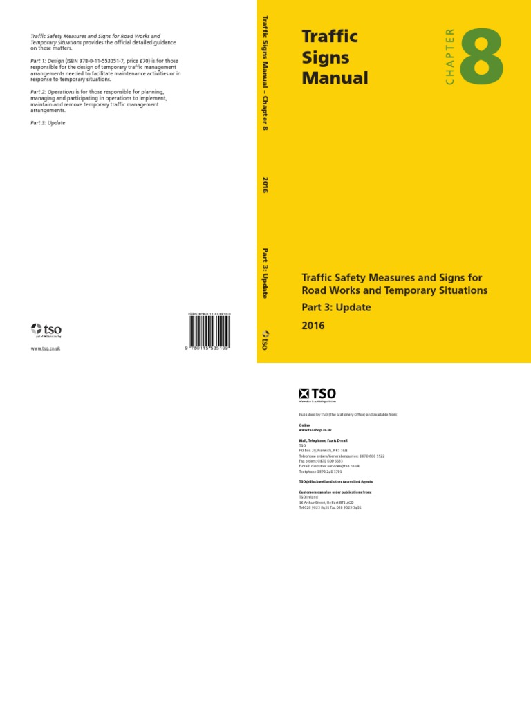 Traffic Signs Manual Chapter 08 Part 03 | PDF | Road | Traffic
