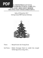 Teks MC Natal | PDF