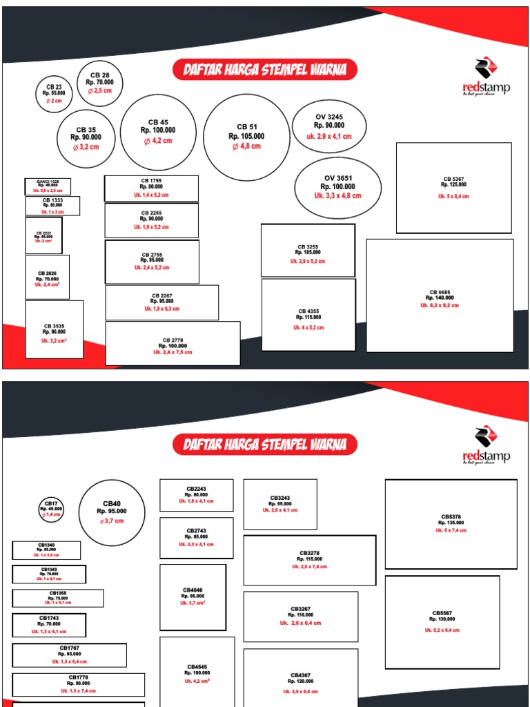 Pricelist Stempel | PDF