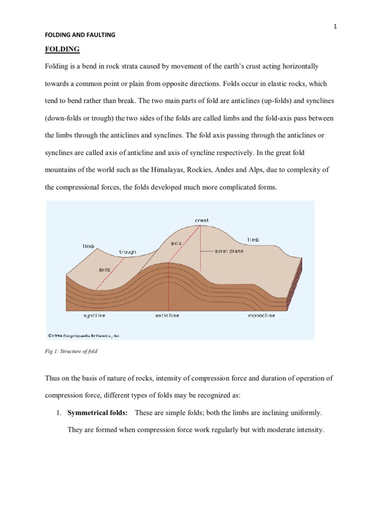 Folding and Faulting (Assignment) | PDF | Fault (Geology) | Structural ...