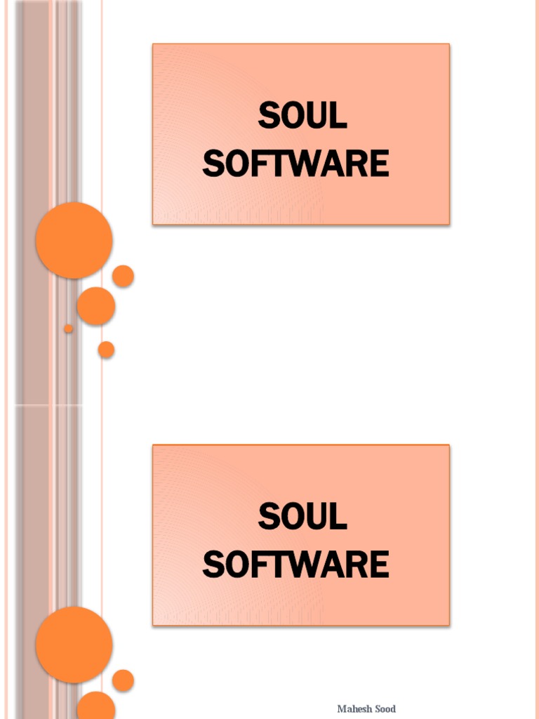 soul ppt | PDF | Libraries | Software
