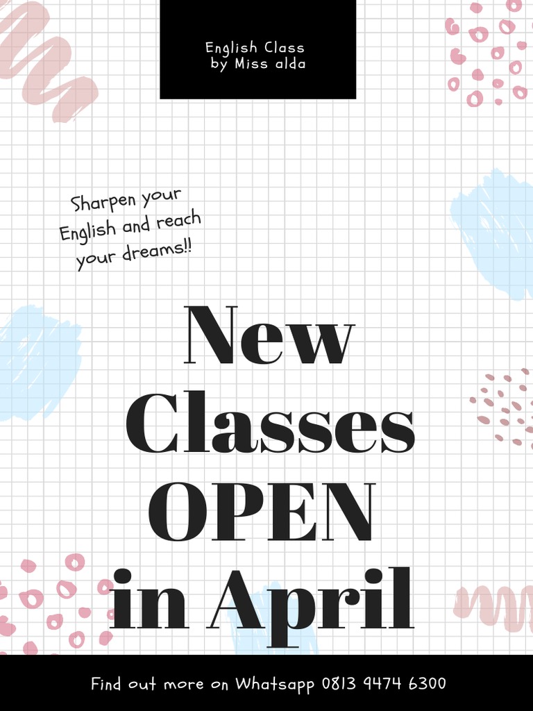 New Classes in Aprtil | PDF
