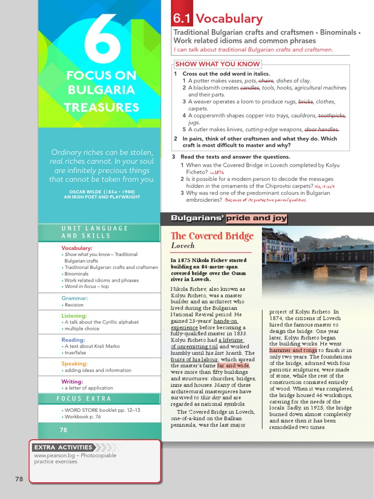 Focus B1 Part 2 Unit 6 | PDF | Carpet