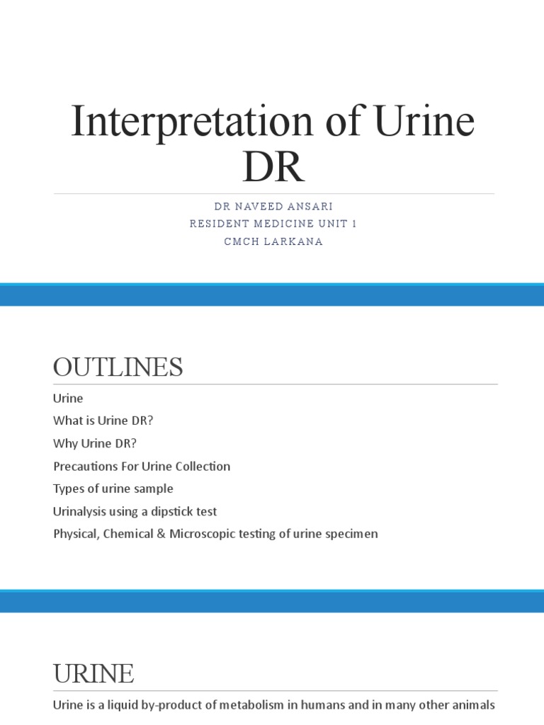 Urinalysis: Key Insights and Methods | PDF | Urinary Tract Infection ...