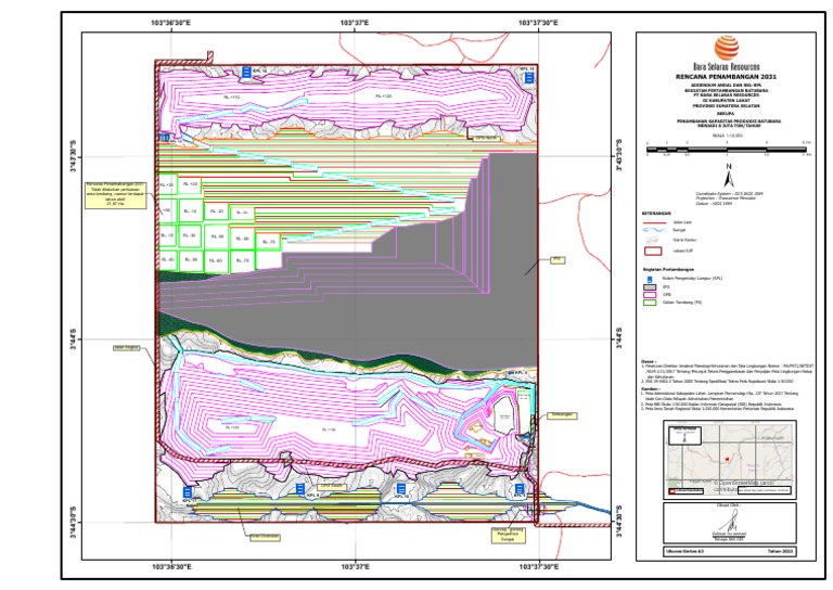 Peta Rencana Tambang 2031 | PDF