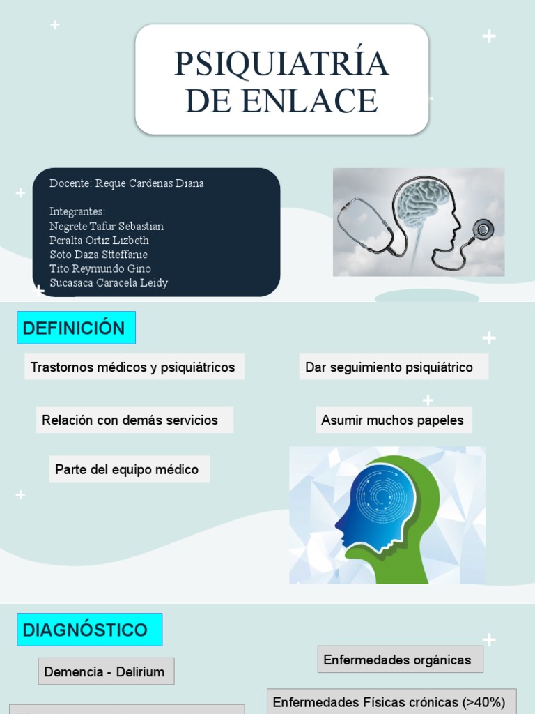 Psiquiatría de Enlace: Diagnóstico y Tratamiento | PDF | Depresión ...