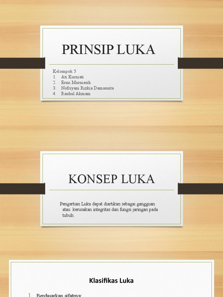 Konsep Luka Dasar | PDF