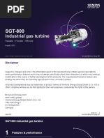 Technical Info Package SGT 800 | PDF | Power Station | Gas Turbine