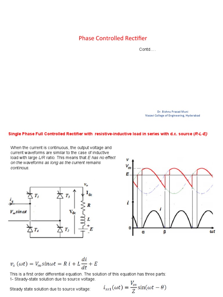 AC-DC Converter - Single Phase | PDF | Rectifier | Power (Physics)
