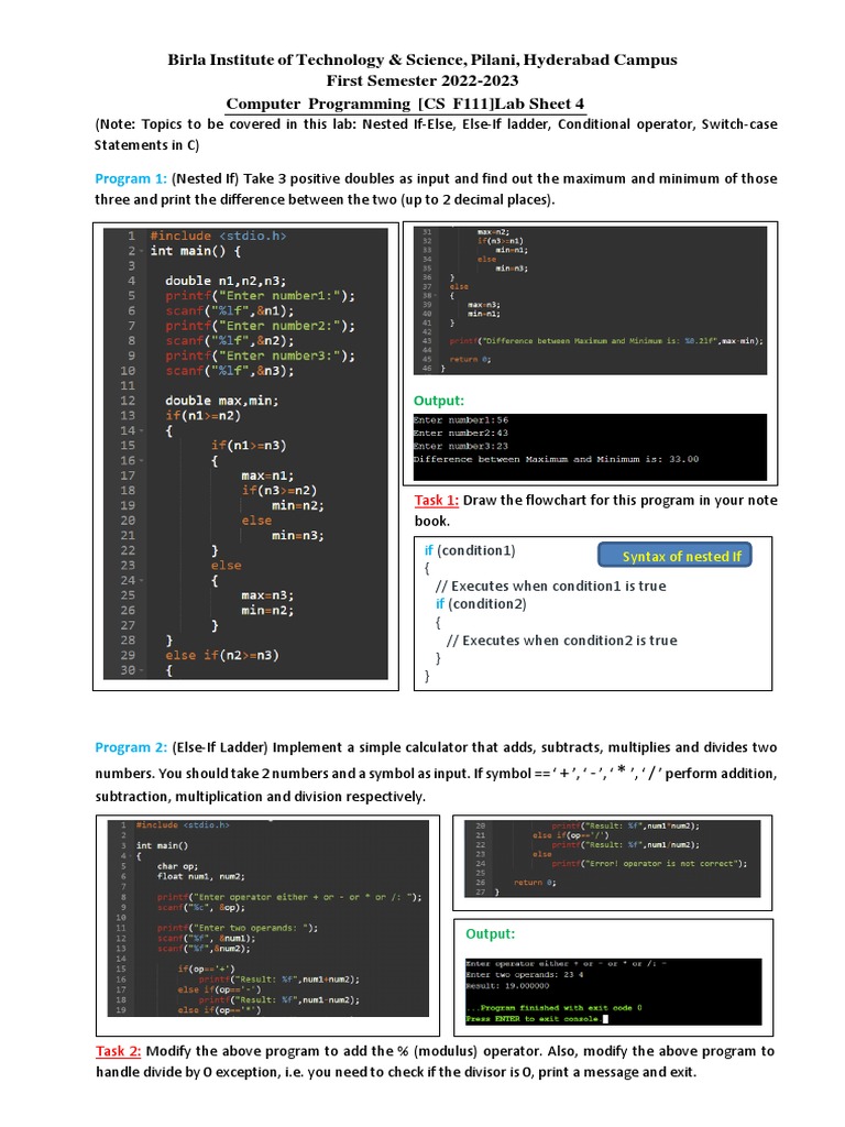 Labsheet 4 | PDF | Software Development | Mathematics