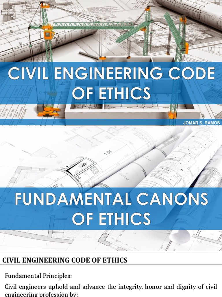 CE195-2 - Civil Engineering Code of Ethics - Part 1 - JSR | PDF | Virtue | Morality