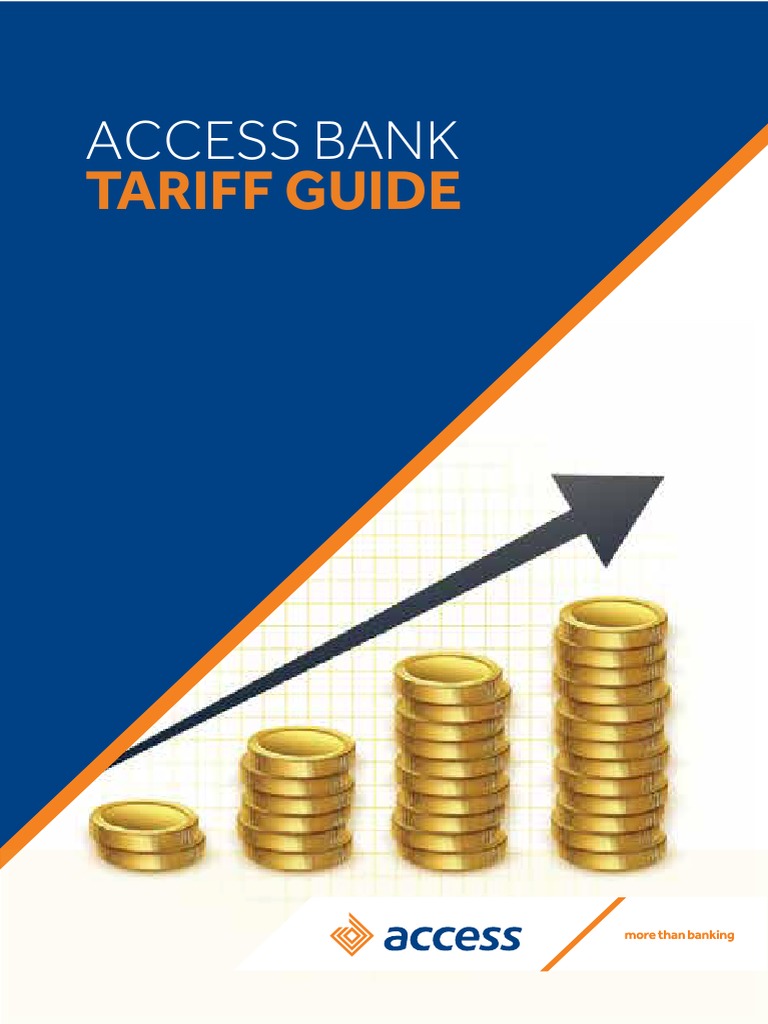 Access Bank Tariff Guide Booklet - 2021 | PDF