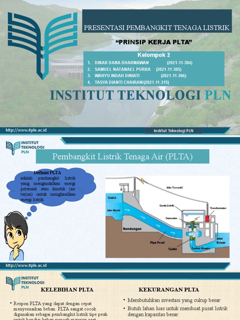 Kelompok 2 - Prinsip Kerja PLTA | PDF