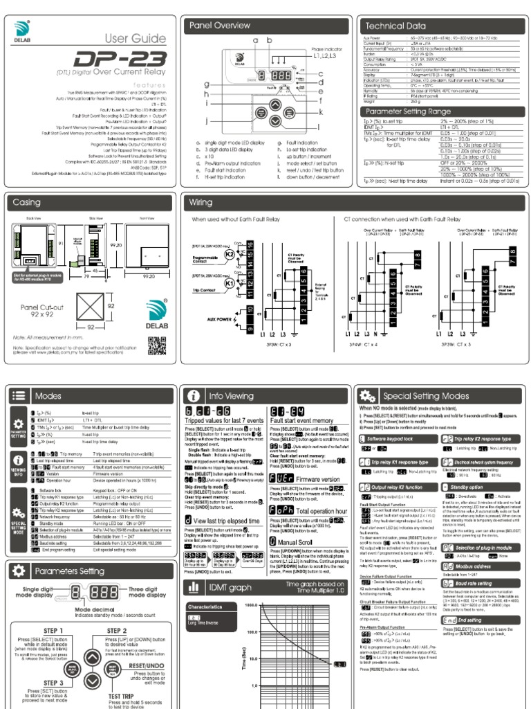 Dlab Dp23 Manual | PDF