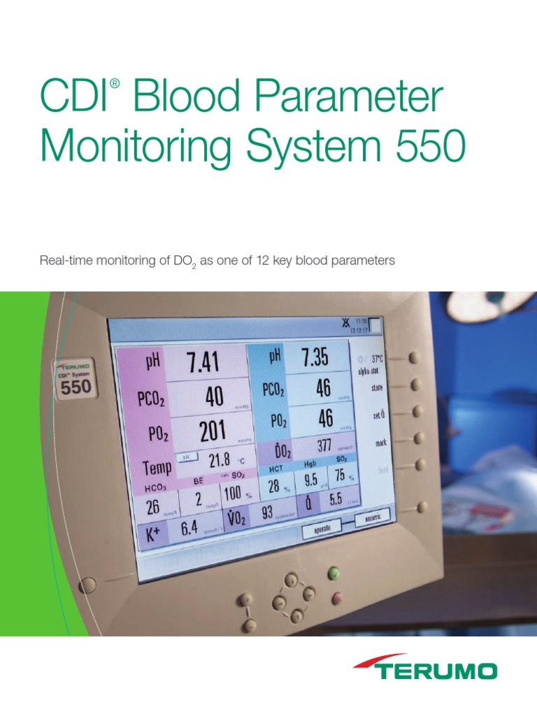 CDI-System-550-Brochure JUNE2018 LowRes | PDF | Kidney | Blood