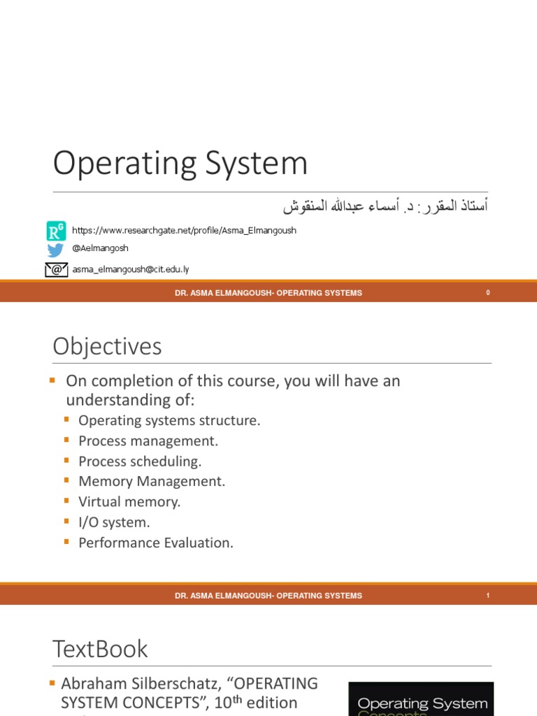 01 Introduction Pdf Operating System Inputoutput