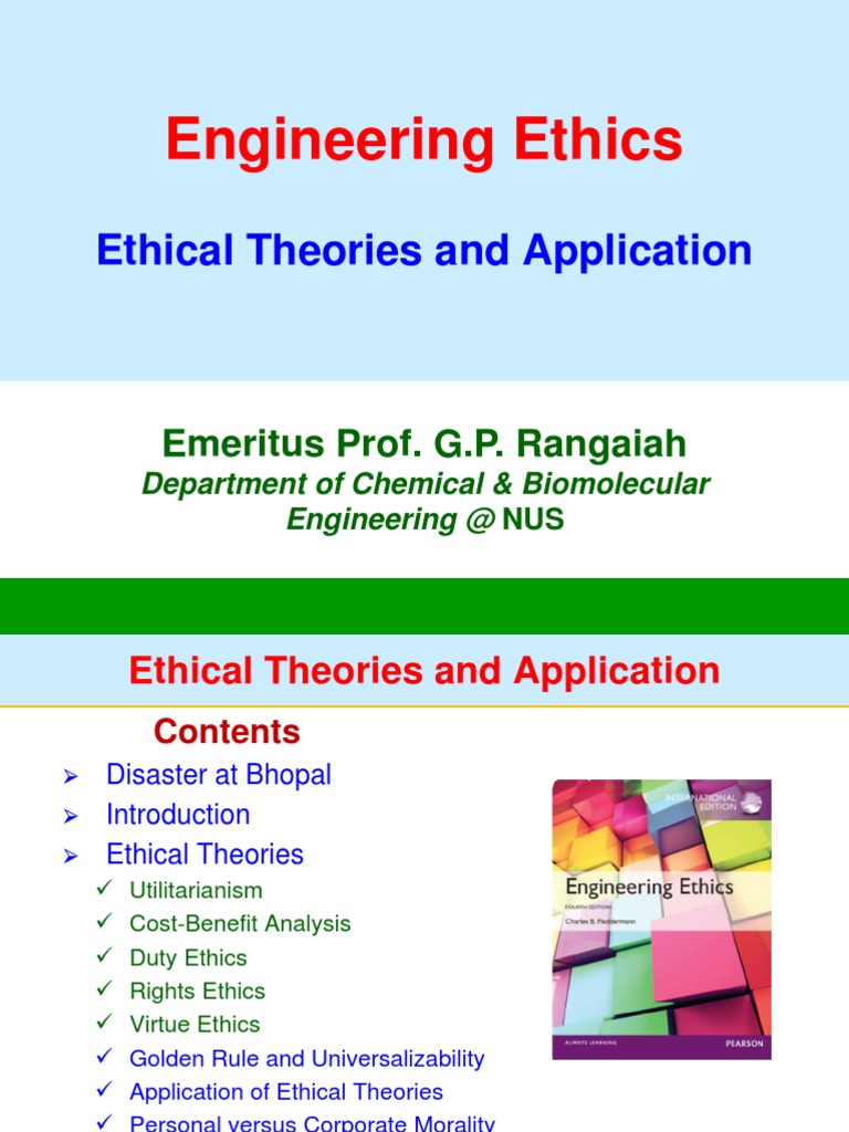 Engg Ethics L3 Ethical Theories Including Hidden Slides | PDF ...