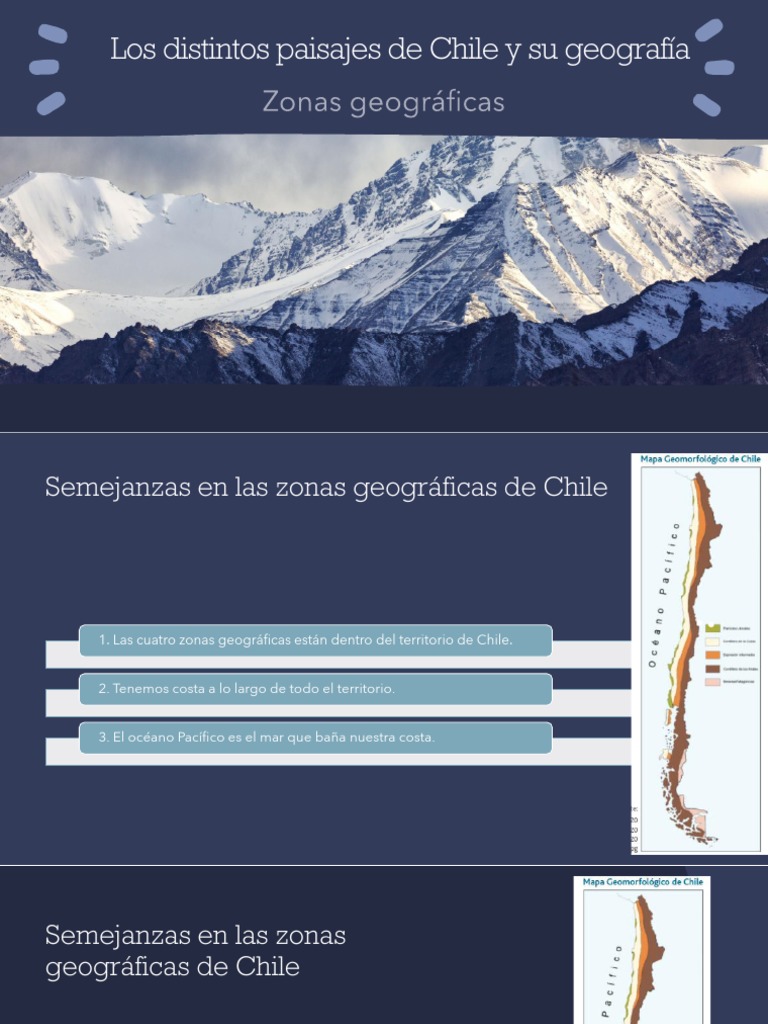 Los Distintos Paisajes de Chile y Su Geografía | PDF | Chile ...