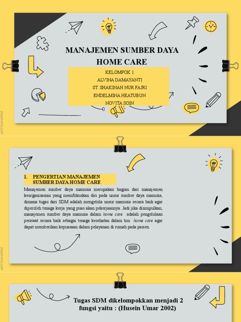 Manajemen SDM Home Care | PDF