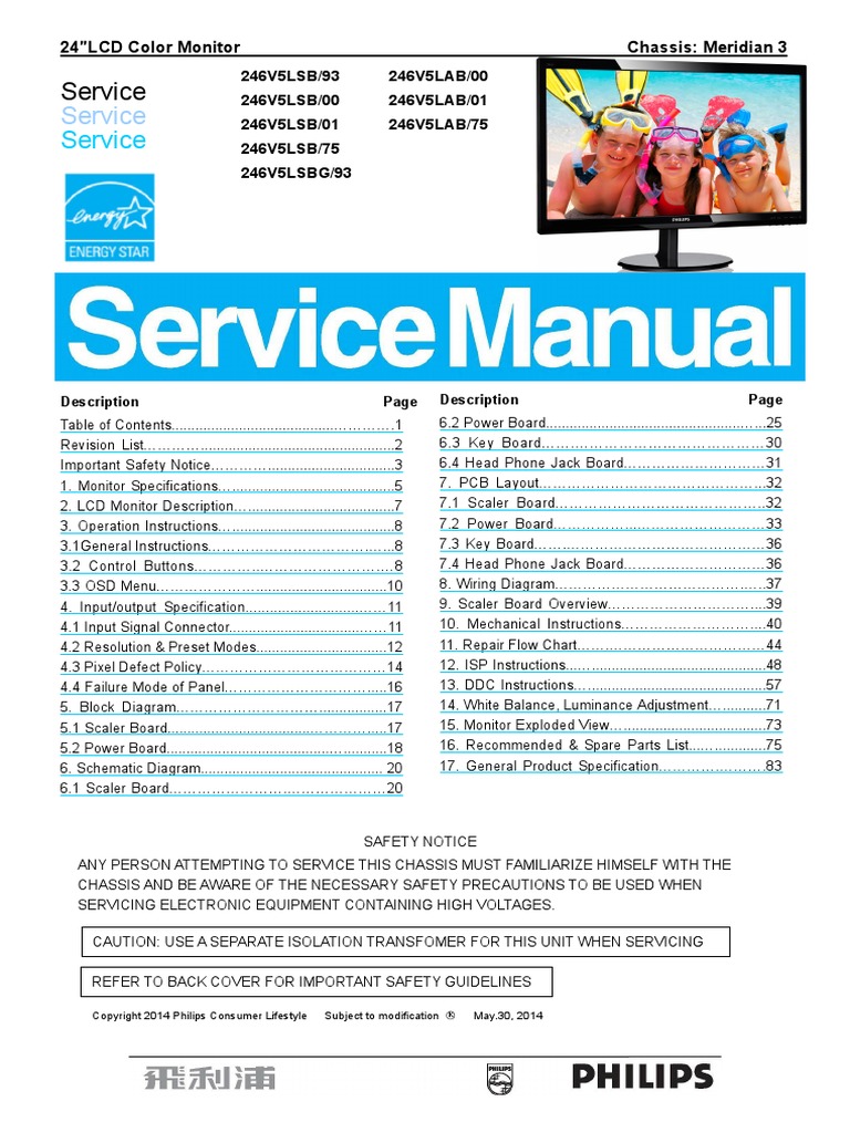 Philips 246V5L | PDF | Pixel | Computer Monitor