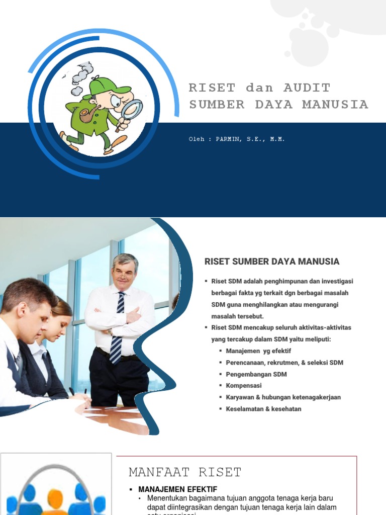 MSDM II - Bab 6-7 Riset Dan Audit SDM | PDF