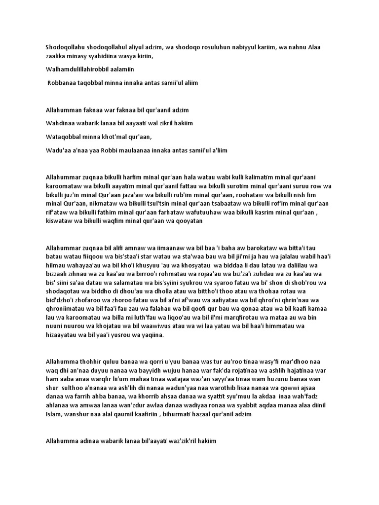 Doa 3 | PDF