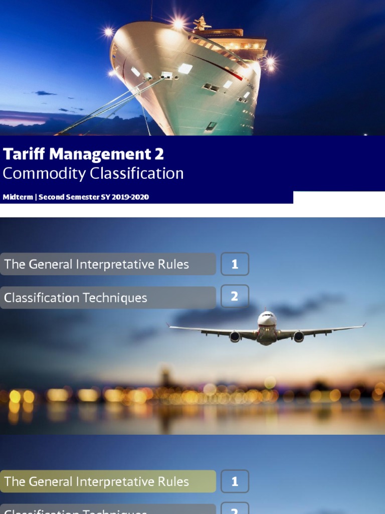 TM 2 Commodity Classification, Midterm | PDF | Chemical Substances ...