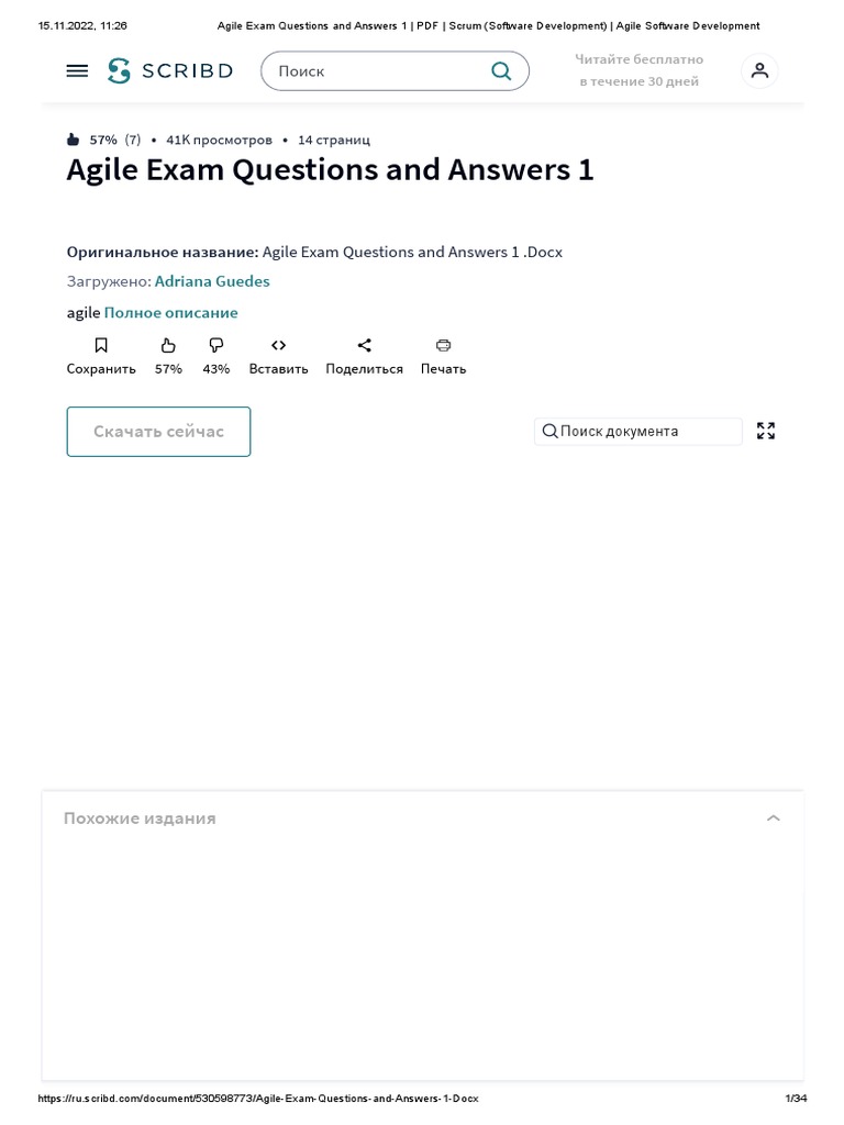 Agile Exam Questions and Answers 1 - PDF - Scrum (Software Development ... Agile Exam Questions and Answers 1 - PDF - Scrum (Software Development ...