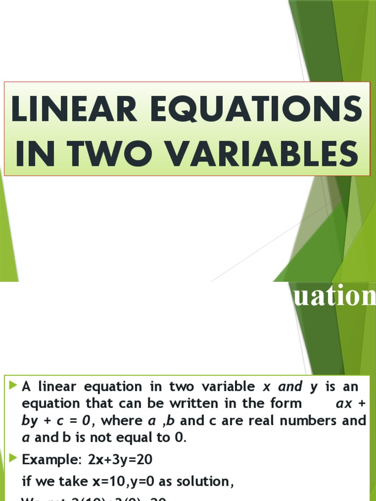 G8 Math Q1 - Week 9 - Substitution, Elimination Linear Equation | PDF G8 Math Q1 - Week 9 - Substitution, Elimination Linear Equation | PDF