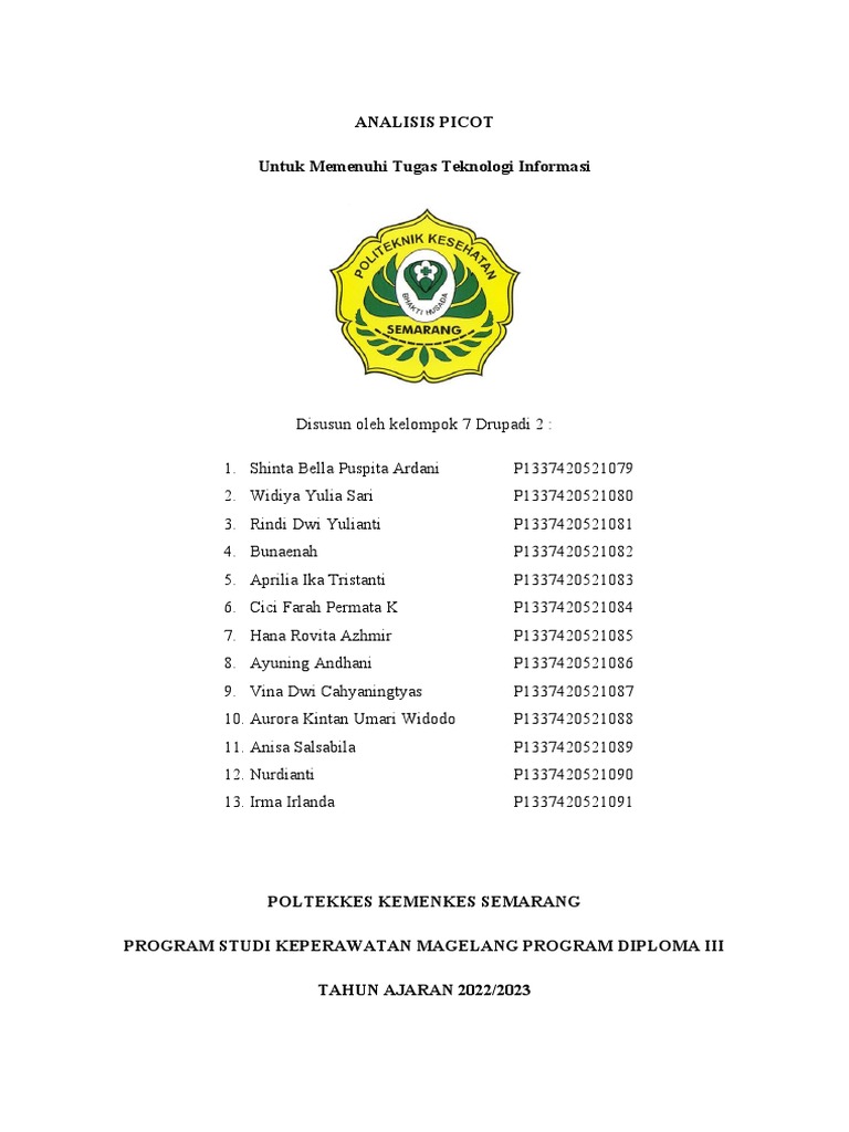 Analisis PICOT | PDF