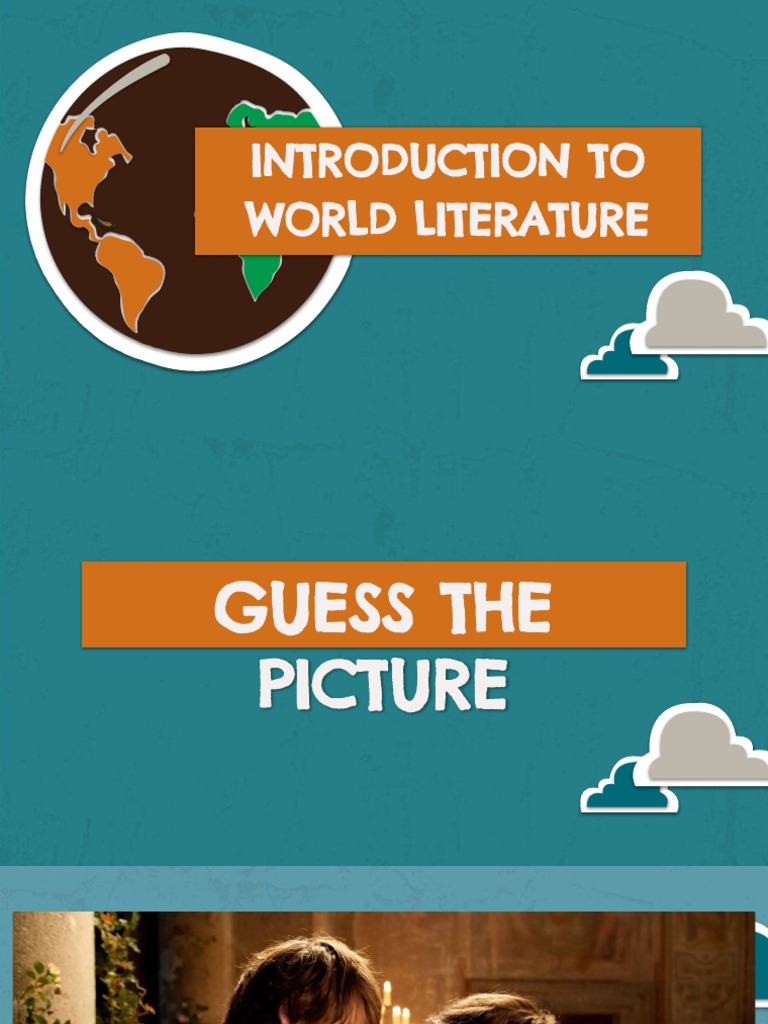 L13 Intro To World Lit | PDF | English Literature | Poetry