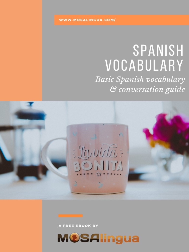 Basic Spanish Vocabulary Guide PDF | PDF | Vocabulary | Linguistics