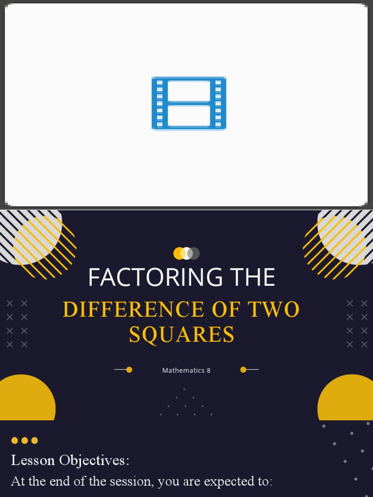 Difference Of Two Squares Pdf Factorization Discrete Mathematics