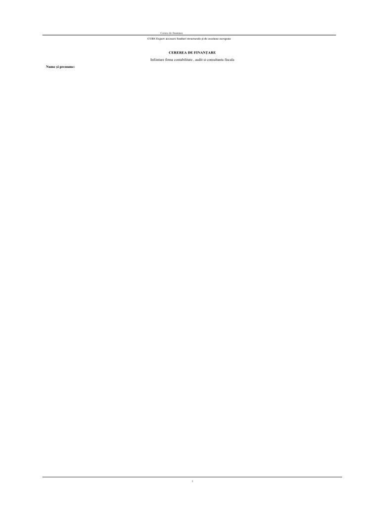 Infiintare Firma Contabilitate | PDF