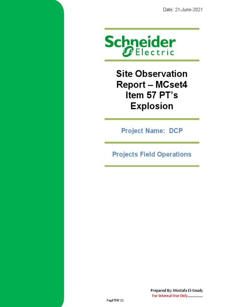 DCP Observation Report 20-6-2021 | PDF | Physical Quantities ...