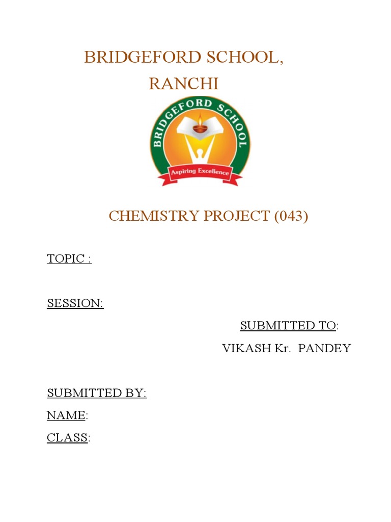Class 11 Chemistry Project | PDF