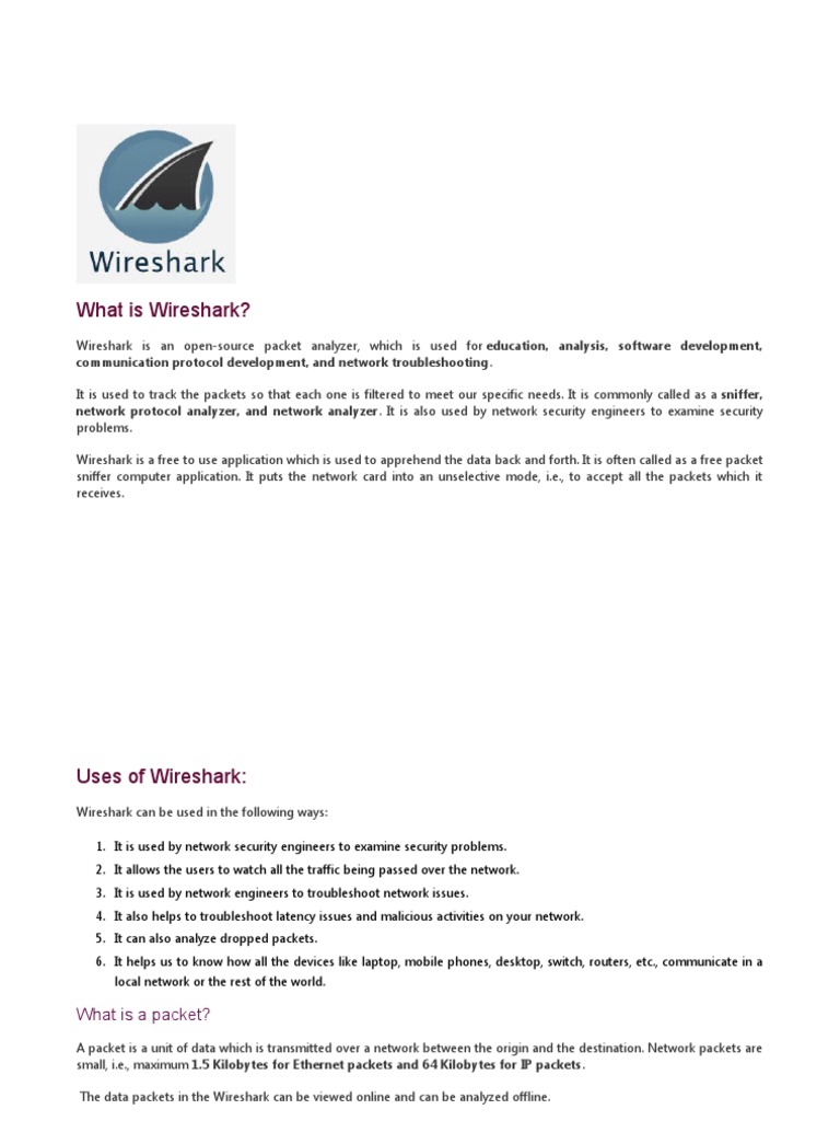 What Is Wireshark | PDF