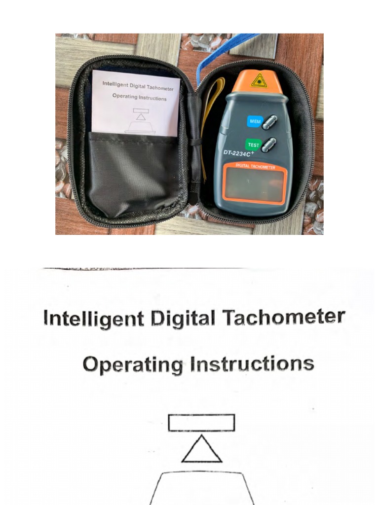 RPM Tachometer DT-2234C+ LQ | PDF