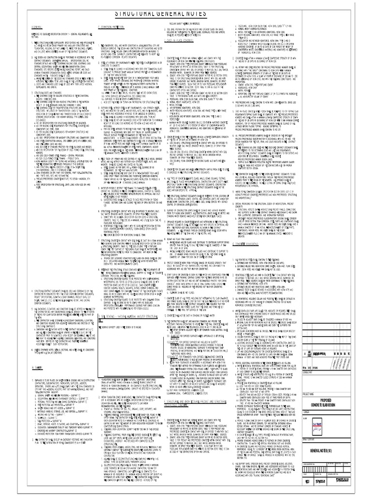 Structural Drawings S01-S07 | PDF