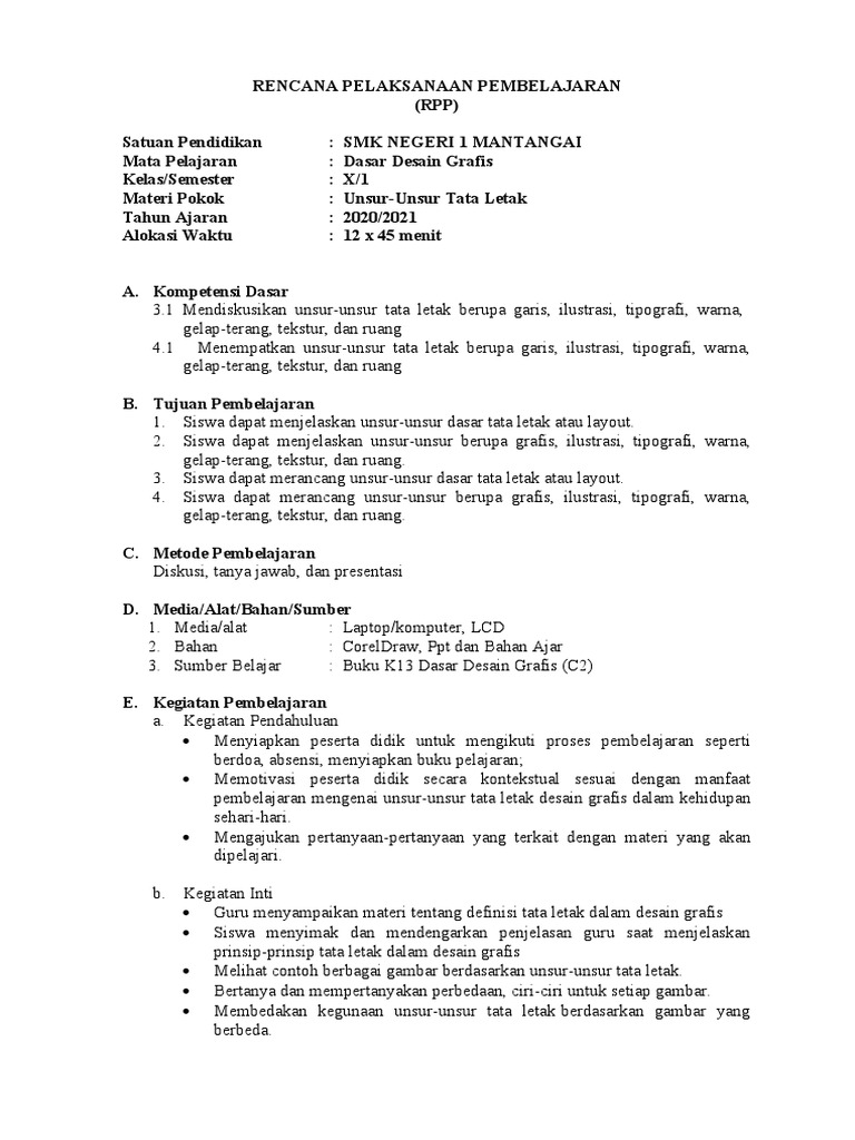 RPP - Robby Hartono | PDF