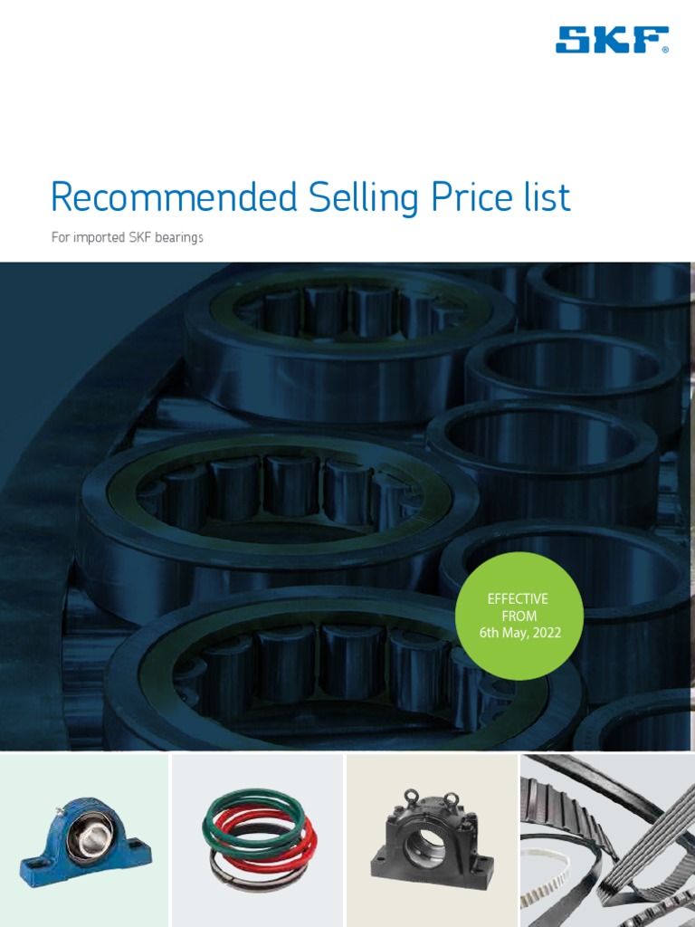 SKF Price | PDF | Bearing (Mechanical)