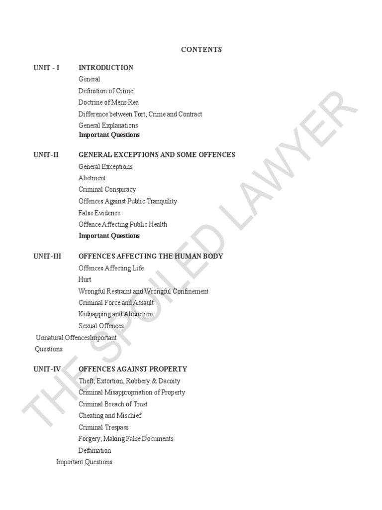 General Exceptions in IPC Explained | PDF | Mens Rea | Insanity Defense