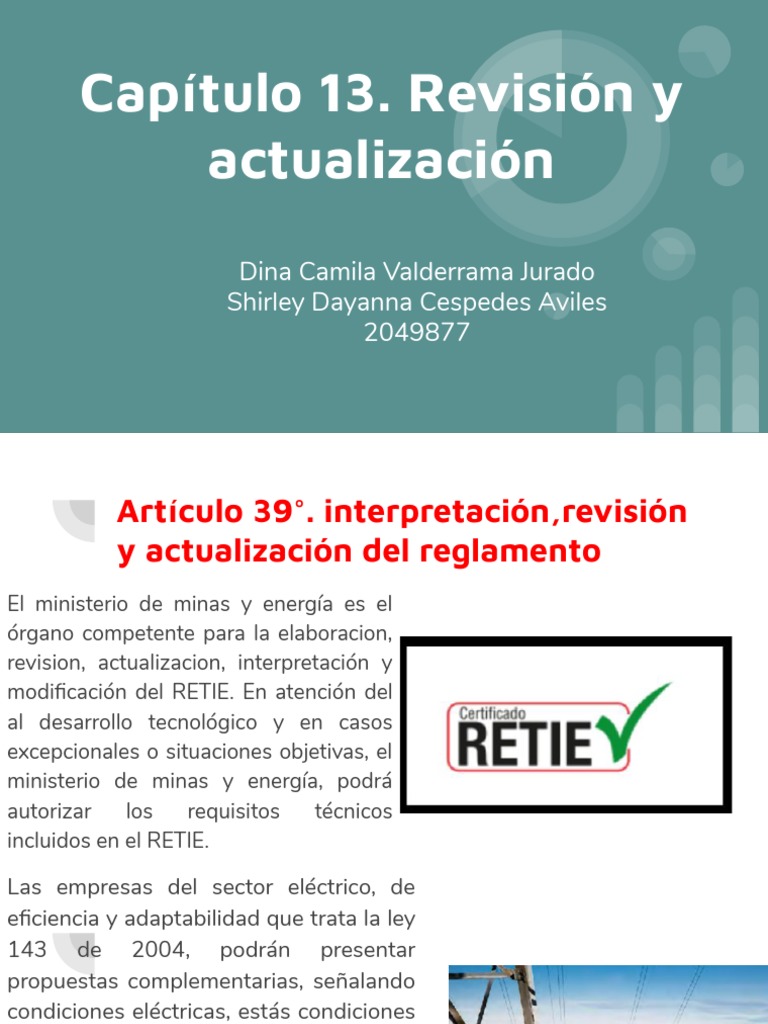 Capitulo 13 Del RETIE | PDF