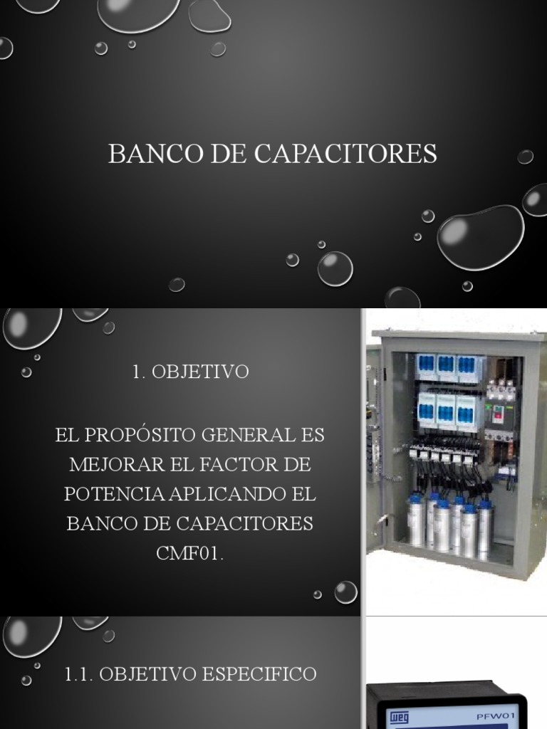 Banco de Capacitores | PDF | Energia electrica | Ingenieria Eléctrica